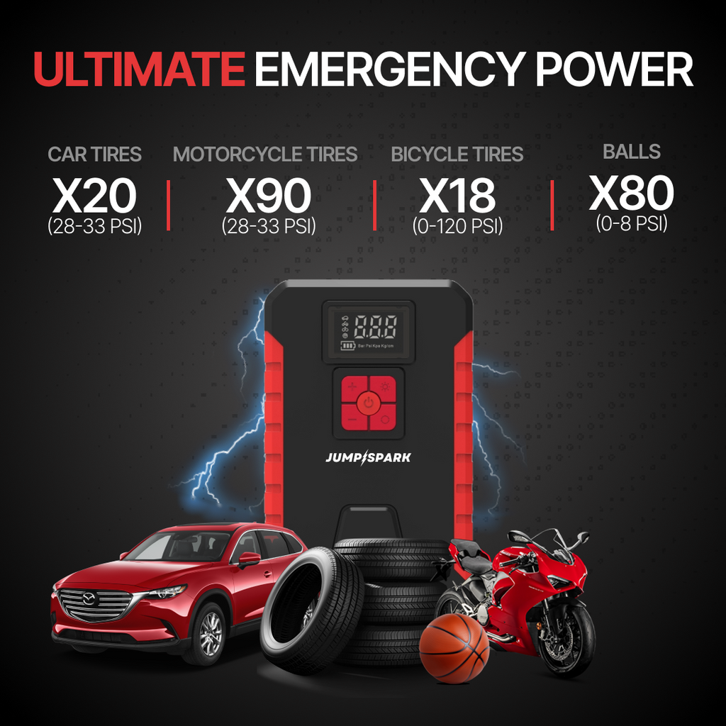 Car Jump Starter With Air Compressor | Fast & Reliable – Zeebrify